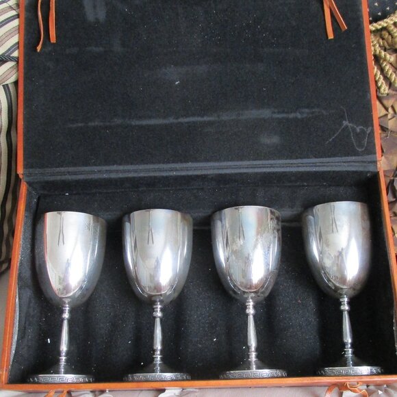Dining | Silverplate Goblet Set In Box | Poshmark